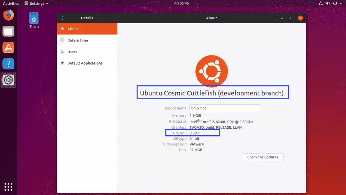ອັບເກຣດ Ubuntu 18.04 LTS ເປັນ 18.10 13247_29