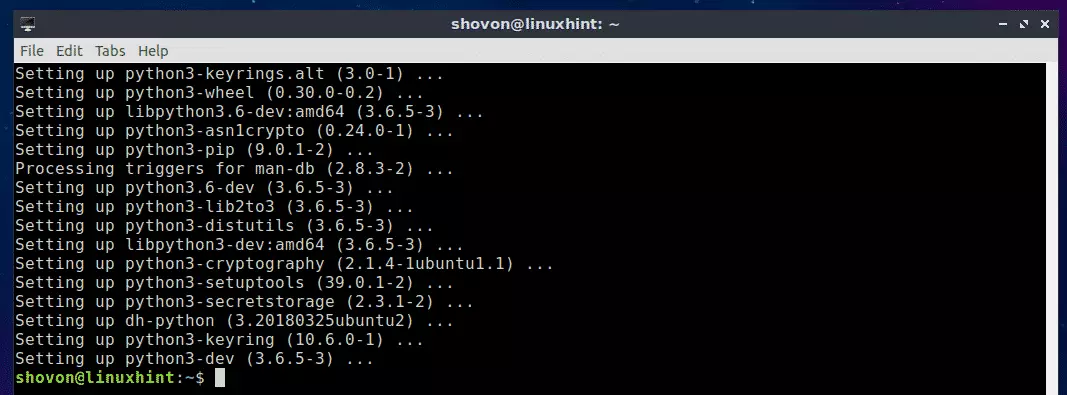 Установите библиотеку nornir Python на Ubuntu 13249_6