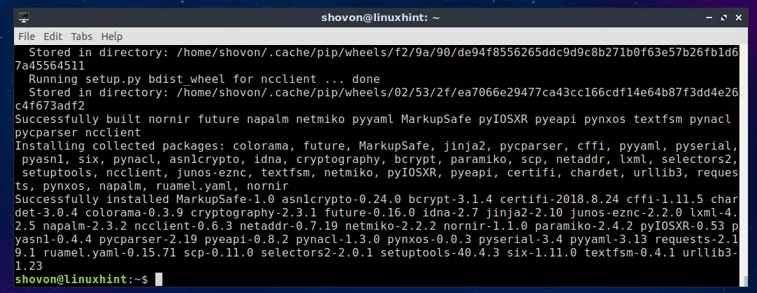 Shyiramo nornir Python Library kuri Ubnutu 13249_8