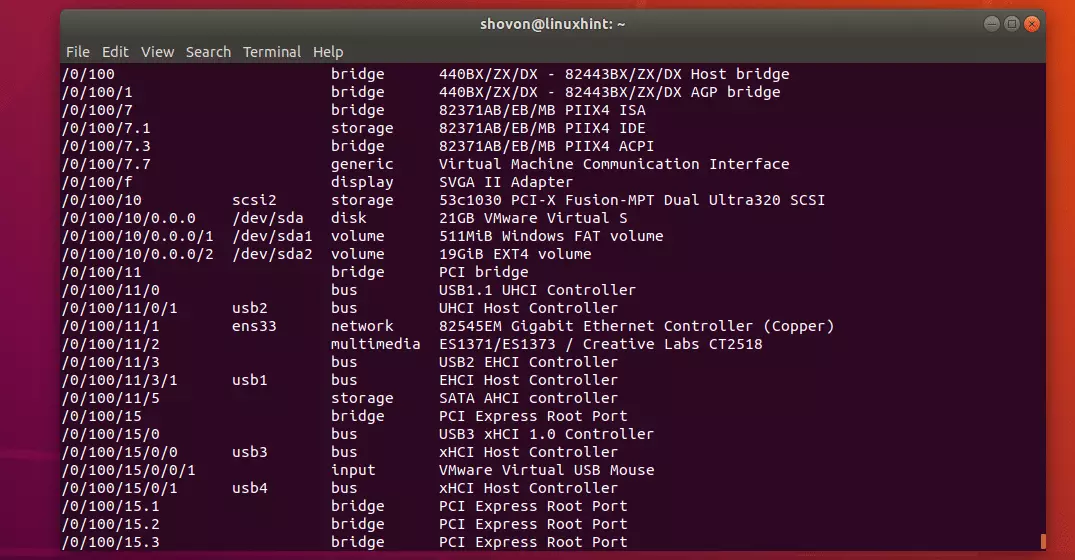 Duba Bayanin Hardware na Ubuntu 13250_18