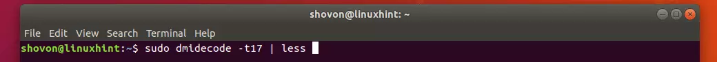 Kontrolloni informacionin e harduerit të Ubuntu 13250_5