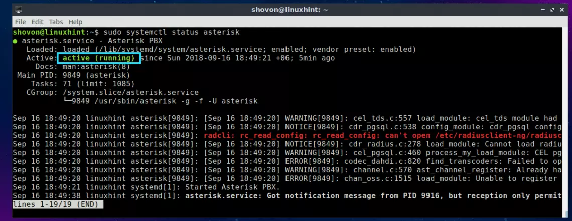 Nainštalujte Asterisk VoIP Server na Ubuntu 13252_6