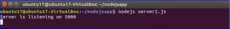 Տեղադրեք և սկսեք NodeJS-ի հետ Ubuntu-ում 13265_14