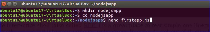 Installer og kom godt i gang med NodeJS på Ubuntu 13265_5