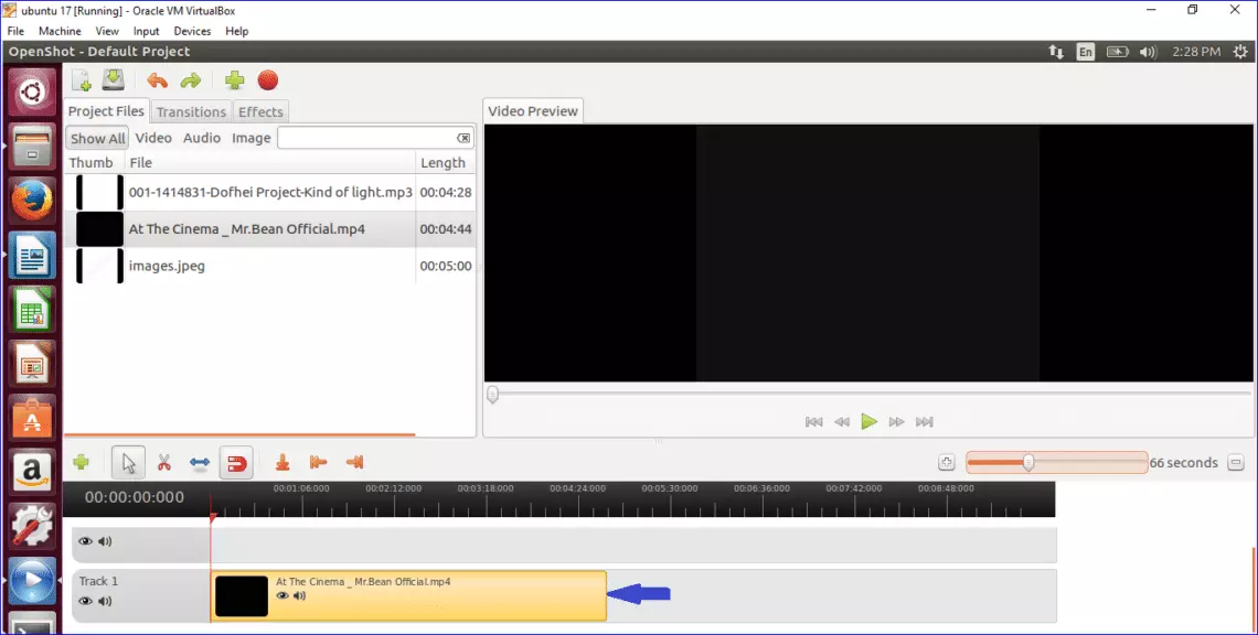 ഉബുണ്ടുവിൽ OpenShot ഇൻസ്റ്റാൾ ചെയ്യുക 13266_8