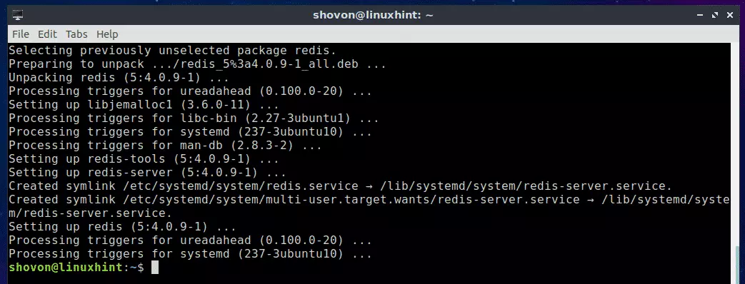 Telepítse a Redist az Ubuntu 18-ra 13294_4