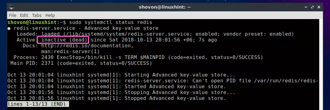 Installige Redis Ubuntu 18-sse 13294_8