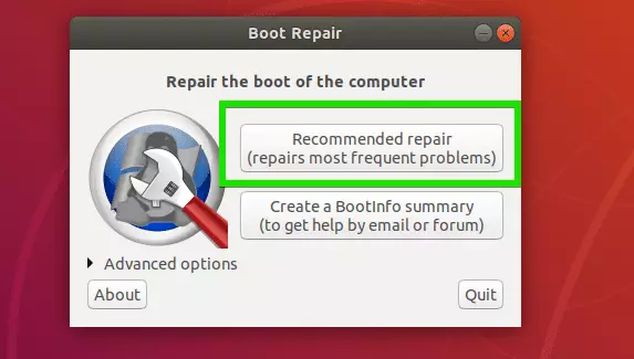 Dersa Tamîrkirina Boot Ubuntu 13296_11