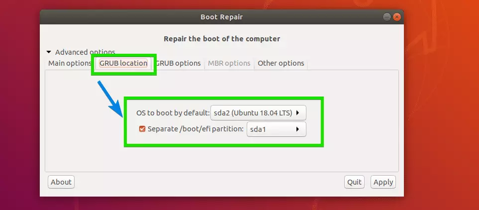 Dersa Tamîrkirina Boot Ubuntu 13296_25