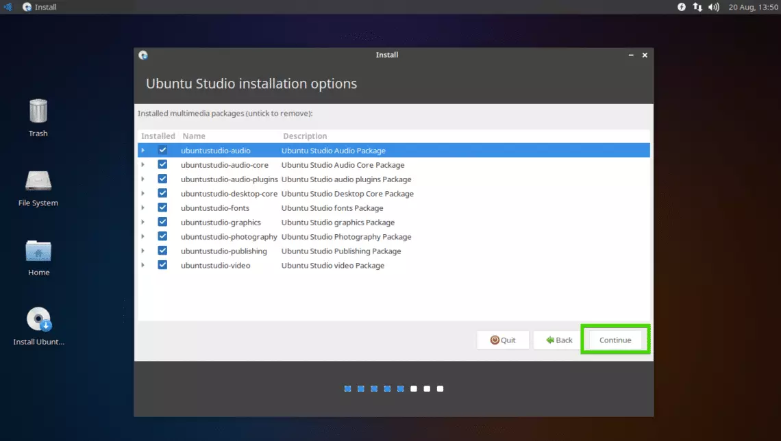 Ubuntu Studio 18.04 LTSны ничек урнаштырырга 13297_19