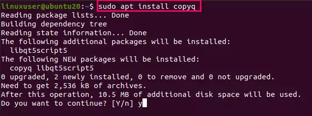 Cum se instalează CopyQ în Ubuntu 20.04 13311_3