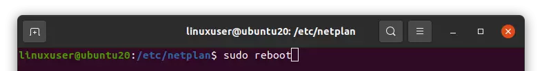 Ahoana ny fanovana ny DHCP mankany amin'ny adiresy IP Static ao amin'ny Ubuntu 20.04? 13312_20