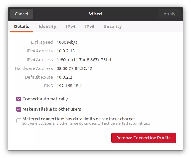 Jak změnit z DHCP na statickou IP adresu v Ubuntu 20.04? 13312_4