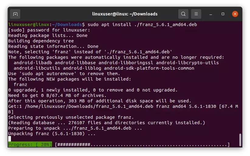 Instalați Facebook Messenger pentru desktop pe Ubuntu 20.04 13314_10