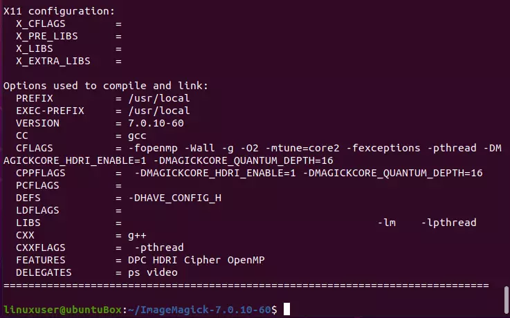 Jinsi ya kufunga ImageMagick ya hivi punde kwenye Ubuntu 20.04? 13315_11