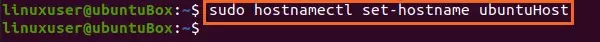 Ինչպես փոխել հյուրընկալողի անունը Ubuntu 20.04-ում 13316_2