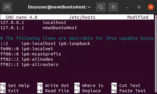 Kif tibdel l-isem tal-host fuq Ubuntu 20.04 13316_9