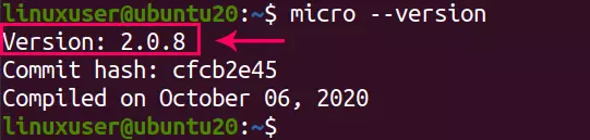 მიკრო ტექსტის რედაქტორი: თანამედროვე და ინტუიციური ტერმინალური რედაქტორი Linux-ისთვის 13317_5