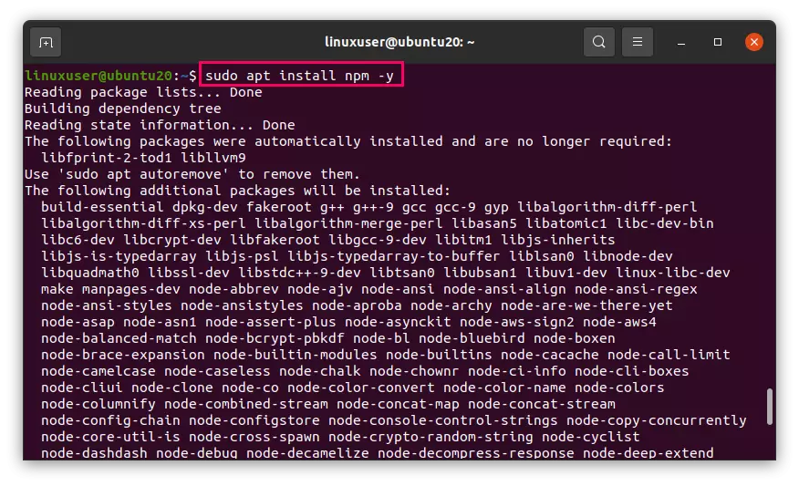 Wie installiere ich das neueste Node.js unter Linux? 13318_3