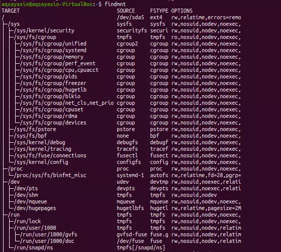 Com comprovar si un sistema de fitxers està muntat a Linux? 13325_2