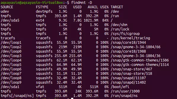 Com comprovar si un sistema de fitxers està muntat a Linux? 13325_6