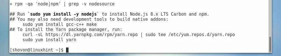 Jak zainstalować i skonfigurować NodeJS na CentOS 7 13327_8