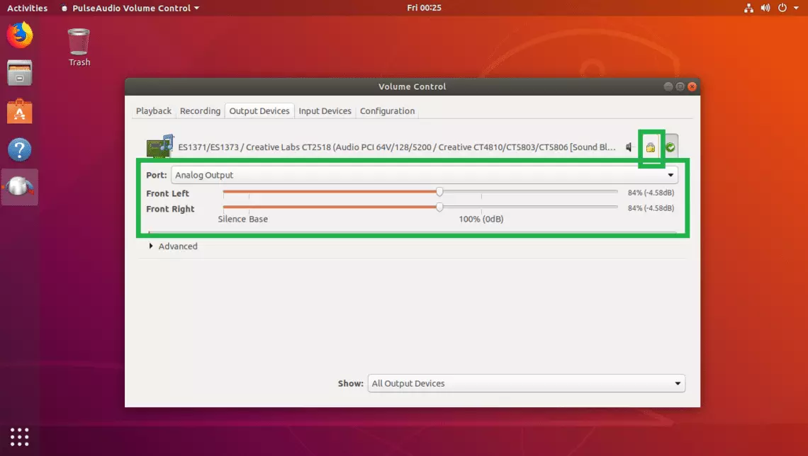 PulseAudio を使用して Ubuntu 18.04 でサウンドを管理する方法 13328_15