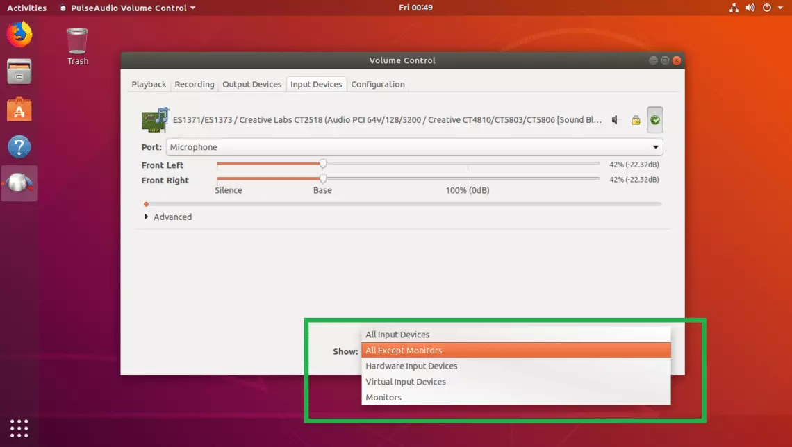 Hoe kinne jo PulseAudio brûke om lûden te behearjen op Ubuntu 18.04 13328_19
