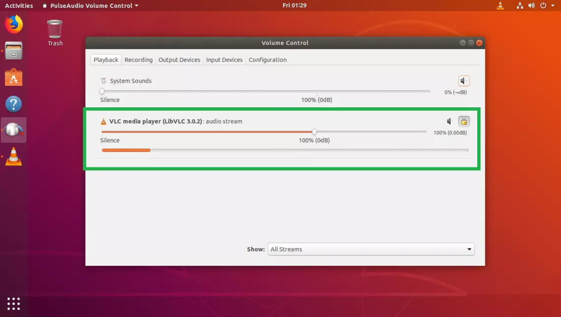 Kā izmantot PulseAudio, lai pārvaldītu skaņas Ubuntu 18.04 13328_22