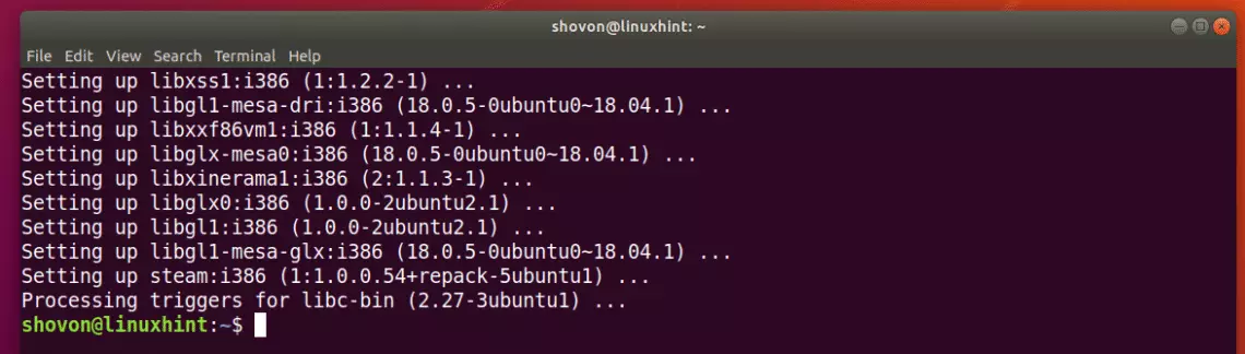 Kā instalēt STEAM, lai spēlētu spēles Ubuntu 18.04 LTS 13329_13
