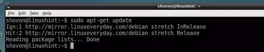 Տեղադրեք NPM-ը Debian 9-ում
