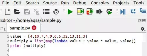 Ihe atụ ọrụ Python lambda 13348_9