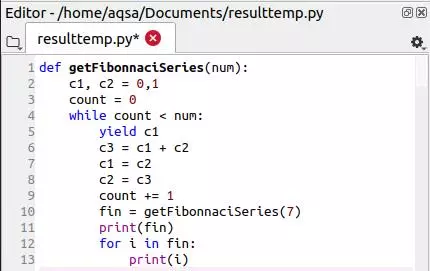 Python генераторунун функцияларын кантип колдонсо болот Howto 13349_11