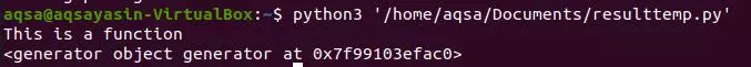 Fa'afefea ona fa'aoga le Python Generator Functions Howto 13349_4