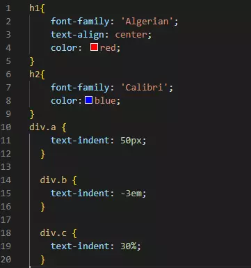 د CSS متن انډیټ 1334_8