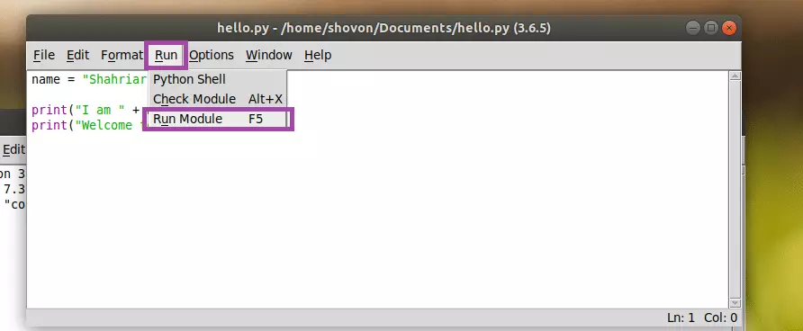 Suiteáil Python3 agus IDLE ar Ubuntu 18.04 13364_17