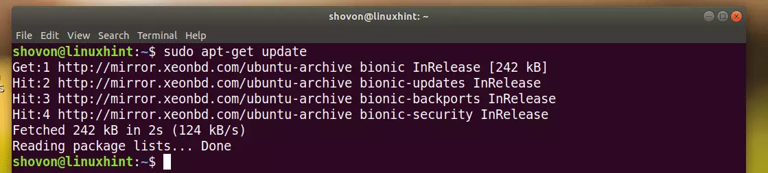 Wụnye sistemụ faịlụ ZFS na Ubuntu 18.04 LTS 13366_5