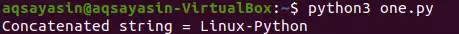 د Python String Concatenation مثالونه 13372_11