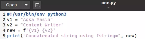 Mga Ehemplo sa Concatenation sa Python String 13372_12