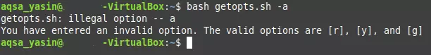 Primer »getopts« za Linux 13383_11