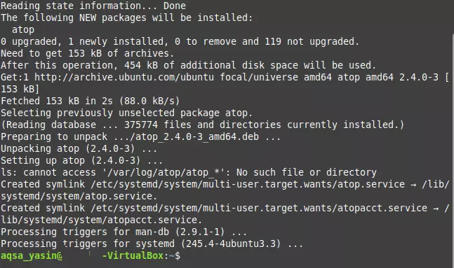 Анализа перформанси Линук сервера са „атоп“ 13385_4