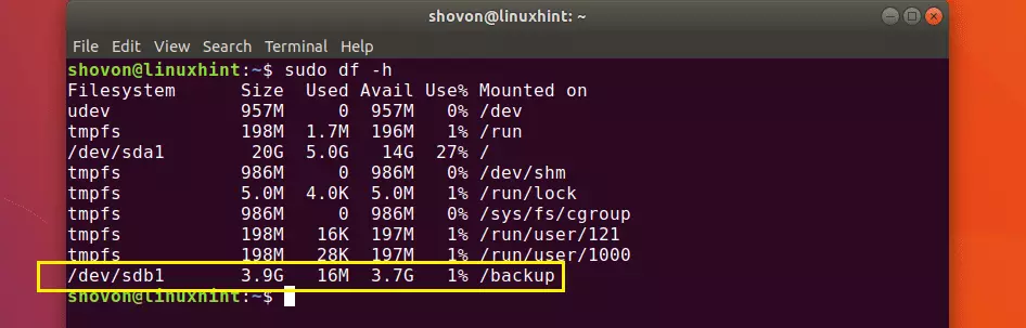 Kaip įdiegti ir naudoti Restic Ubuntu 18.04 13387_10