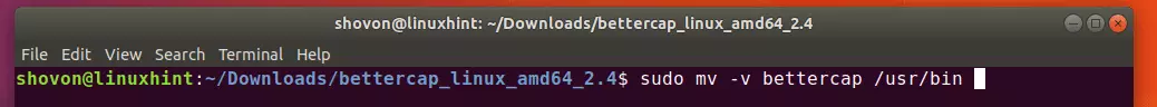 Ku rakib Bettercap Ubuntu 18.04 oo isticmaal socodka Dhacdooyinka 13388_17