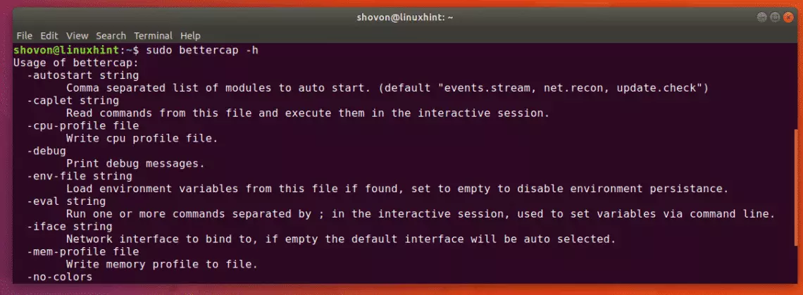 I-install ang Bettercap sa Ubuntu 18.04 ug gamita ang Events Stream 13388_27