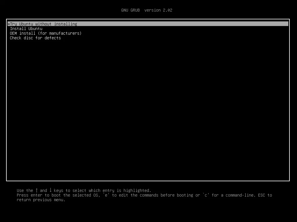 Мінімальнае кіраўніцтва па ўсталёўцы Ubuntu 18.04 LTS