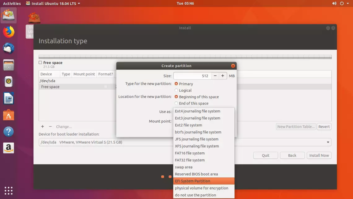 Najmanjši vodnik za namestitev Ubuntu 18.04 LTS 13390_15