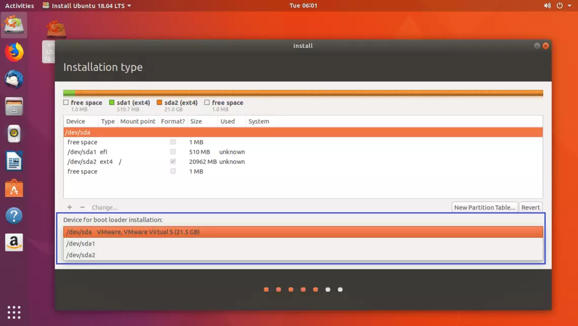 Ubuntu 18.04 LTS အနိမ့်ဆုံး ထည့်သွင်းခြင်းလမ်းညွှန် 13390_22