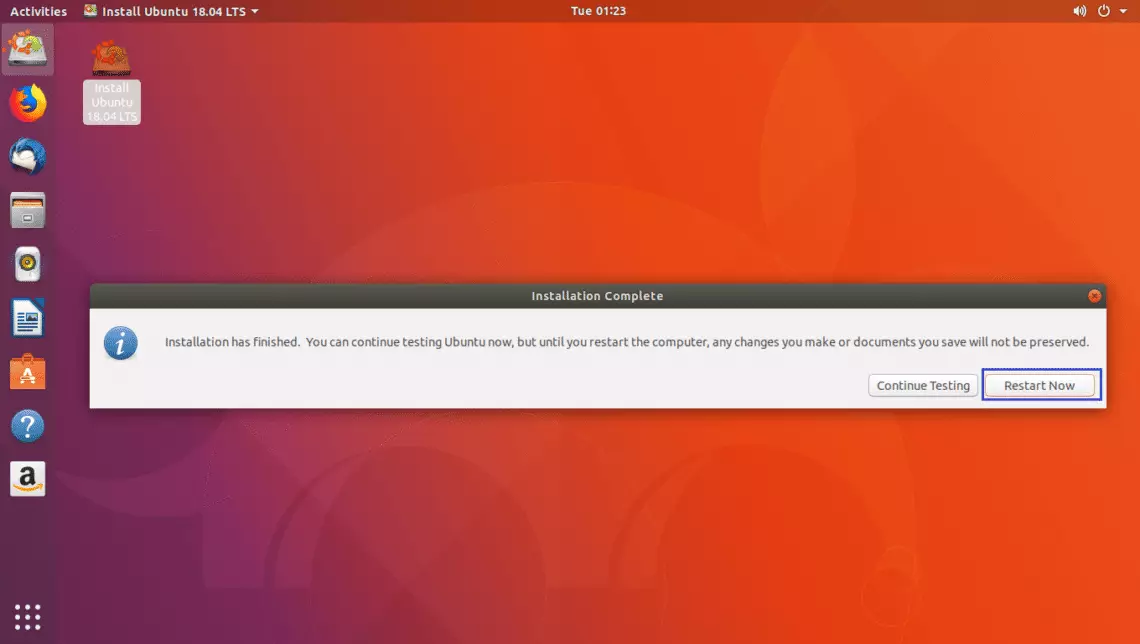 Ubuntu 18.04 LTS අවම ස්ථාපන මාර්ගෝපදේශය 13390_31