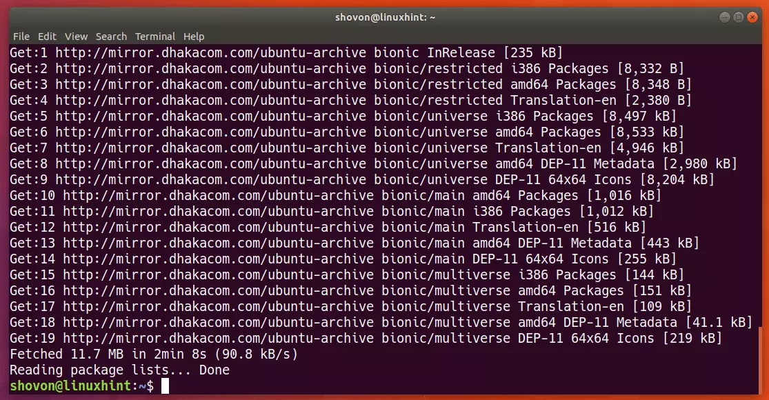 Абнавіце Ubuntu да 1804 13404_13