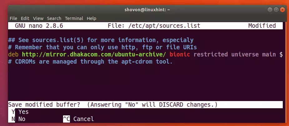 Ubuntu کو 1804 میں اپ گریڈ کریں۔ 13404_9